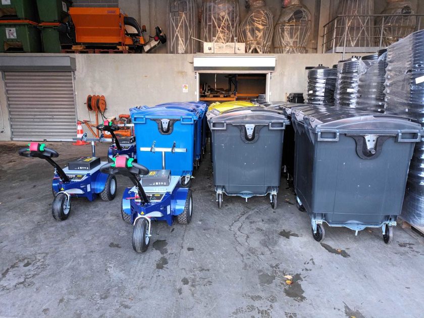 Een elektrische trekker van ZALLYS helpt jou om zware lasten ...